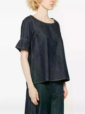 SUSANNE BOMMER Contrast-stitching Blouse