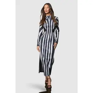 Coast Muse Printed Maxi Dress - Mono