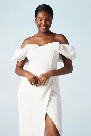 Coast Corset Sleeve Wedding Dress