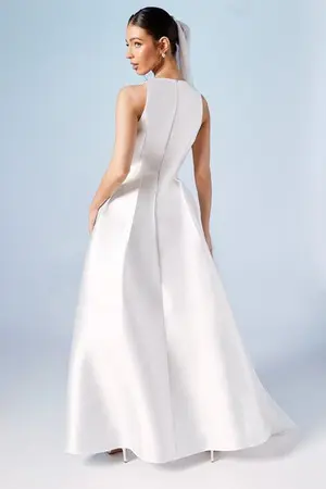 Coast Bow Waist Maxi Wedding Dress