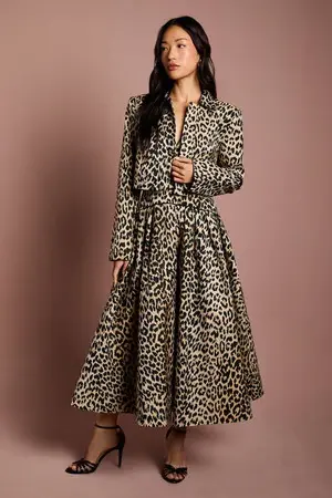 Coast Animal Jacquard Cropped Jacket