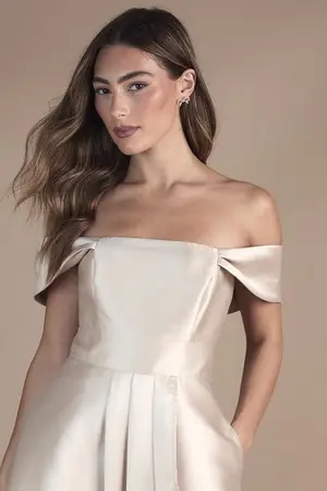 Coast Bardot Twill Bridesmaid Dress