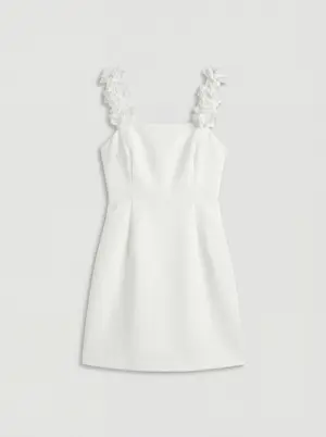 Coast 3d Floral Bardot Bridal Mini Dress