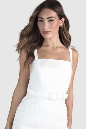Coast Strappy Embellished Mini Dress