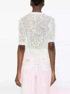 Fabiana Filippi Openwork Sparkle T-shirt