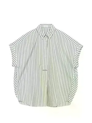 Brunello Cucinelli Striped-pattern Polo Top