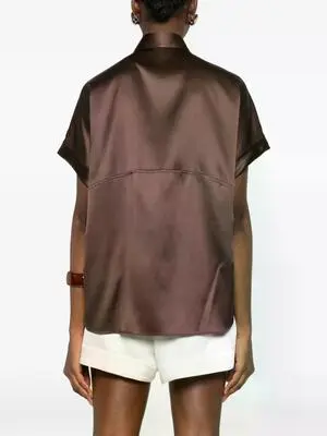 Brunello Cucinelli Buttoned Blouse - Brown