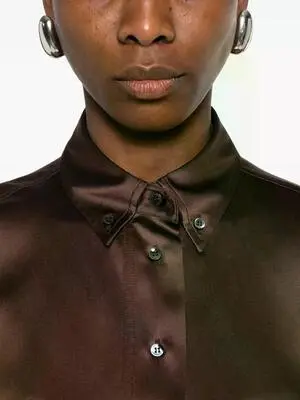 Brunello Cucinelli Buttoned Blouse - Brown