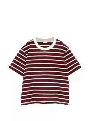 Brunello Cucinelli Striped T-shirt - Red