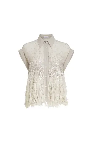 Brunello Cucinelli Dégradé Button-up Shirt