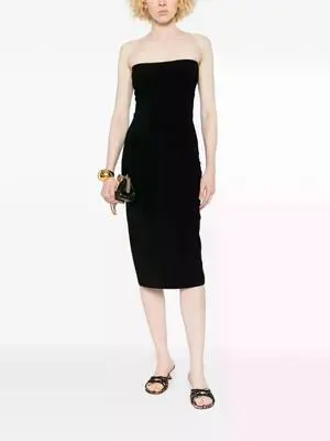 Norma Kamali Strapless Midi Dress