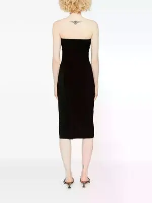 Norma Kamali Strapless Midi Dress