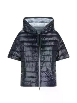 Herno Hooded Quilted Coat - Blue