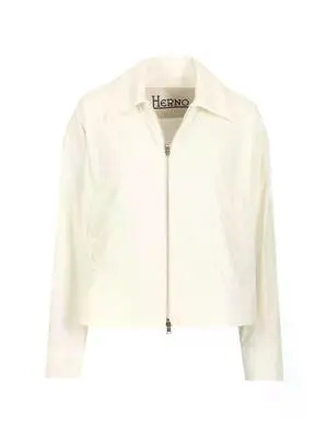 Herno Collared Zip Jacket - White