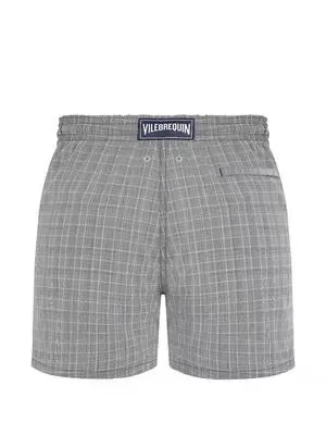 Vilebrequin Prince Of Wales Check Swim Shorts - Grey