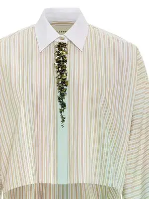 Hellessy Embellished Striped Shirt