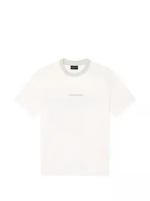 Emporio Armani Heavy Jersey T-shirt With Ea Generation Embroidery