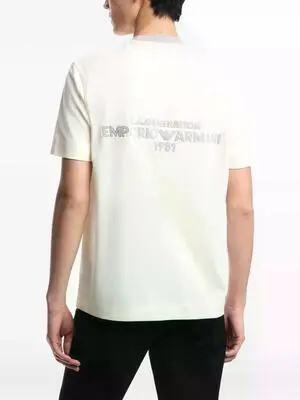 Emporio Armani Heavy Jersey T-shirt With Ea Generation Embroidery