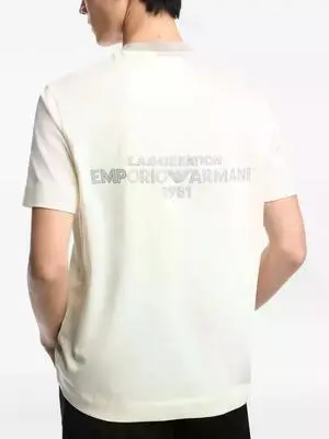 Emporio Armani Heavy Jersey T-shirt With Ea Generation Embroidery