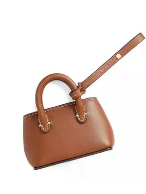 Ralph Lauren Logo-detail Charm Bag - Brown