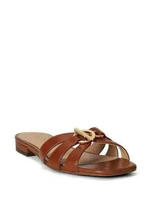 Ralph Lauren Blaike Strap Sandals - Brown