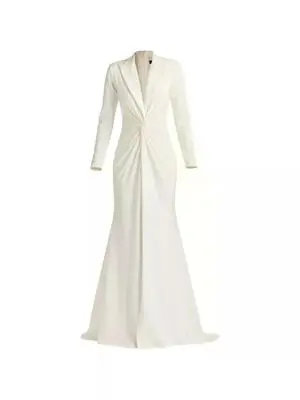 Tadashi Shoji Lace Twisted Dress - White