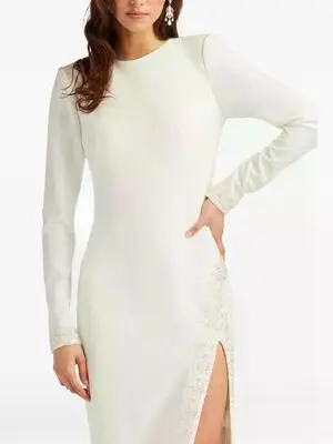 Tadashi Shoji Beaded Split Gown