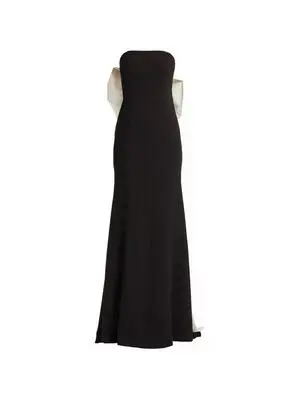 Tadashi Shoji Bow Strapless Gown - Black