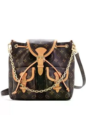LOUIS VUITTON Excursion Monogram Canvas Pm Backpack - Brown