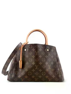 LOUIS VUITTON Montaigne Handbag Monogram Canvas Mm