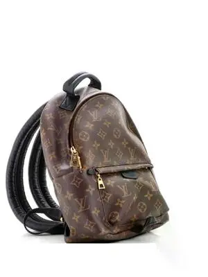 LOUIS VUITTON Palm Springs Monogram Canvas Pm Backpack - Brown