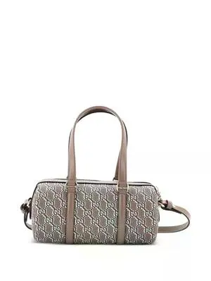 Gucci Convertible Duffle Bag Gg Shadow Coated Canvas Small Shoulder Bag