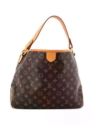 LOUIS VUITTON Delightful Handbag Monogram Canvas Pm Hobo Bag - Brown
