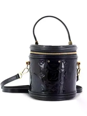 LOUIS VUITTON Cannes Handbag Monogram Vernis Crossbody - Black