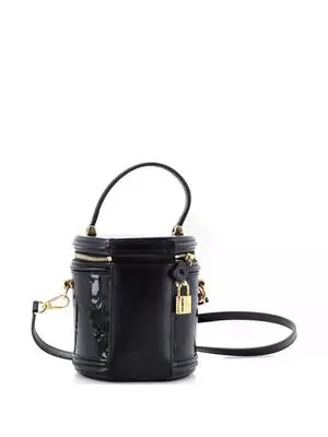 LOUIS VUITTON Cannes Handbag Monogram Vernis Crossbody - Black