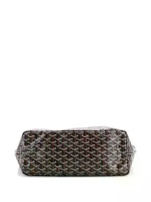 Goyard Saint Louis Coated Canvas Pm Tote Bag - Black
