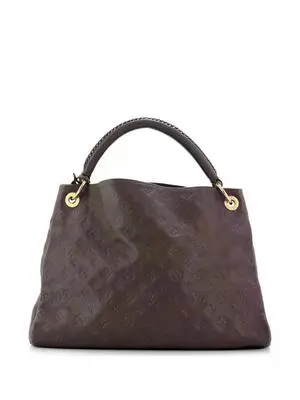 LOUIS VUITTON Artsy Mm Hobo Bag Monogram Empreinte Leather - Brown