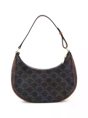 Celine Ava Bag Triomphe Coated Canvas Hobo Bag