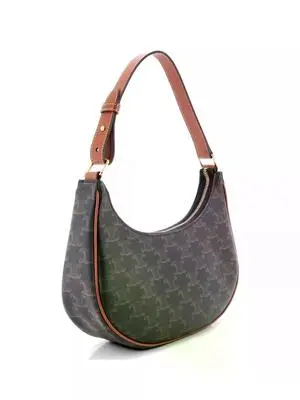 Celine Ava Bag Triomphe Coated Canvas Hobo Bag