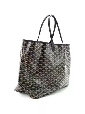Goyard Saint Louis Coated Canvas Gm Tote Bag - Black