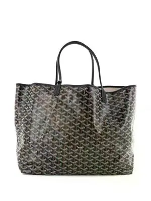 Goyard Saint Louis Coated Canvas Gm Tote Bag - Black
