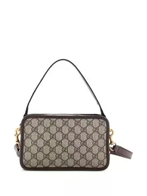 Gucci Ophidia Top Handle Camera Bag Gg Coated Canvas Small