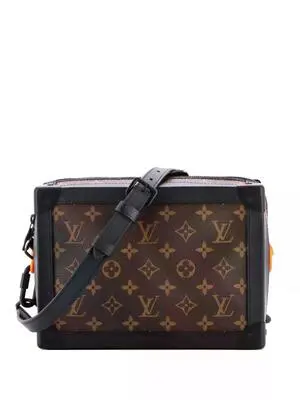 LOUIS VUITTON Solar Ray Soft Trunk Bag Monogram Canvas Crossbody Bag - Black