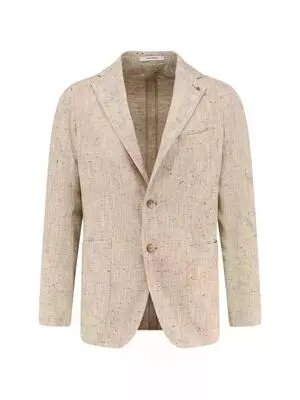 Tagliatore Single-breasted Patch Pocket Blazer - Neutrals