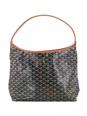 Goyard Boheme Coated Canvas Hobo Bag - Black