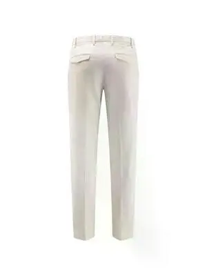 PT TORINO Logo-detail Trousers - Neutrals