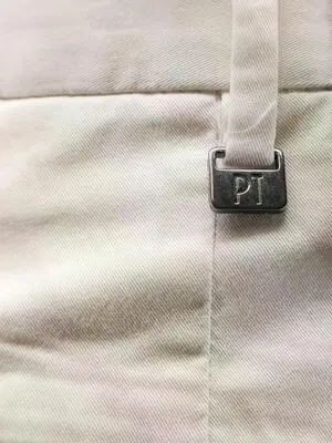 PT TORINO Logo-detail Trousers - Neutrals
