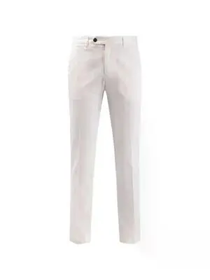 PT TORINO Metal Charm Flap Trousers - White
