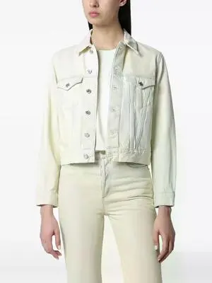 A.p.c. Bleached Denim Jacket - Neutrals