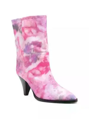 Isabel Marant Tie-dye Pointed Boots